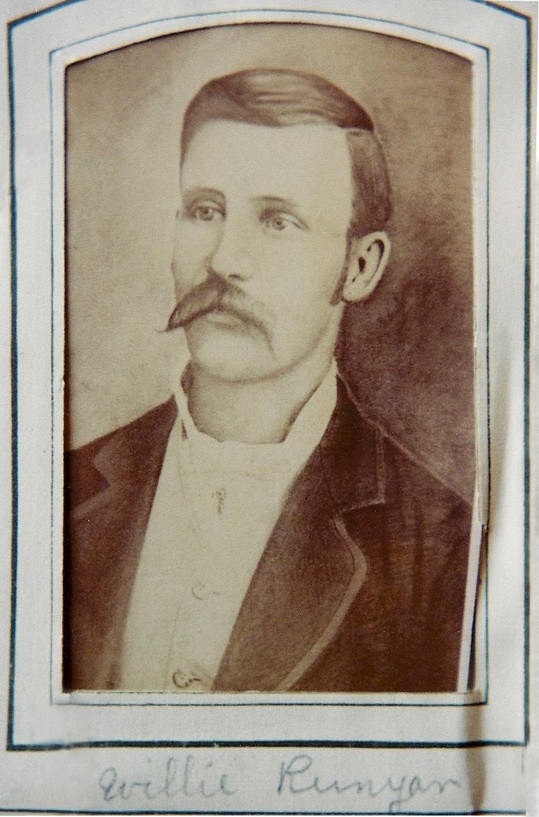 Old Stones Undeciphered: Wordless Wednesday: William N. Runyan 1860-1885