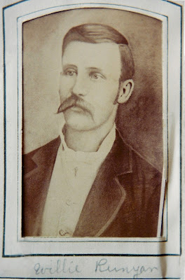 Old Stones Undeciphered: Wordless Wednesday: William N. Runyan 1860-1885