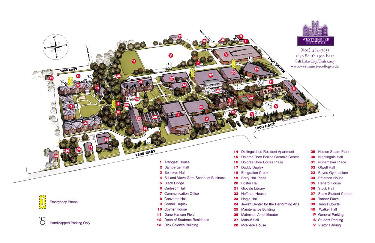 Westminster Choir College Campus Map - Map
