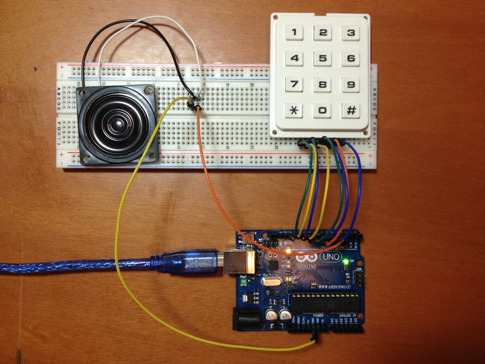 Arduino筆記(7)：3x4 Keypad 控制蜂鳴器發聲