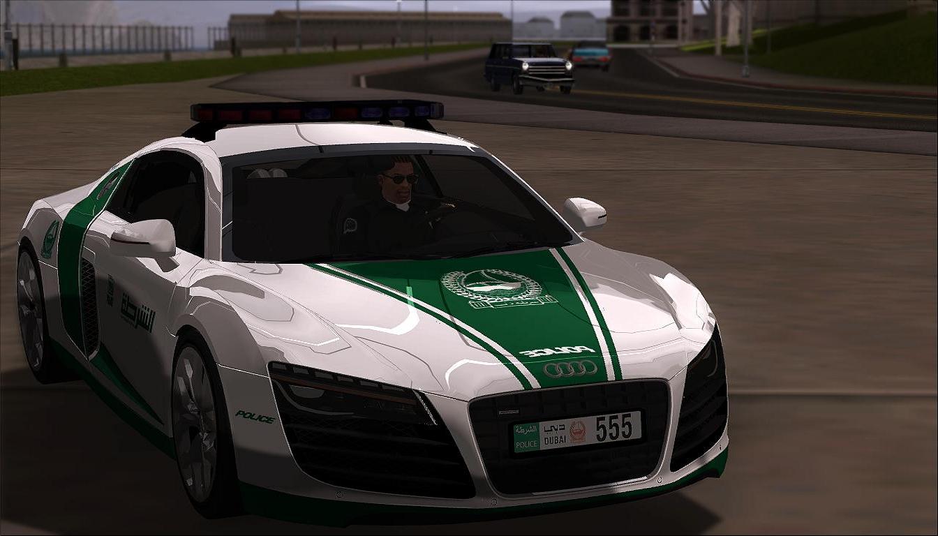 POPO-SPOT: 【REL】2014 Audi R8 V8 FSI Dubai Police【ELM】