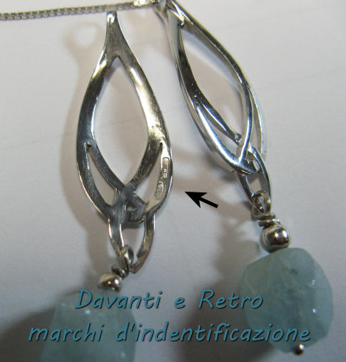 Gioielli di Donna: Nodo celtico con acquamarina grezza