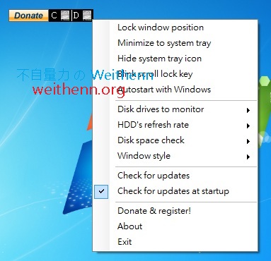 Free HDD LED – 即時硬碟讀寫燈？ 讓您即時了解哪顆硬碟被操!! ~ 不自量力 の Weithenn