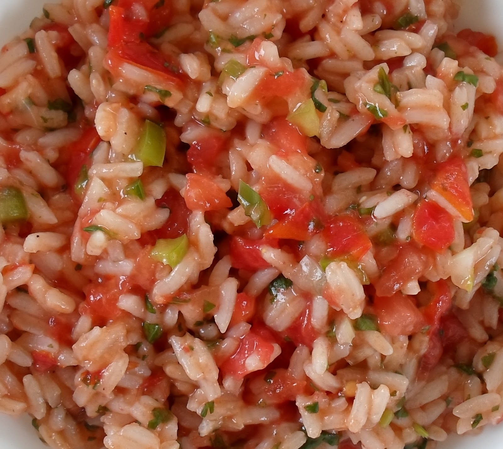 Happier Than A Pig In Mud: Leftover Pico De Gallo Rice Pilaf