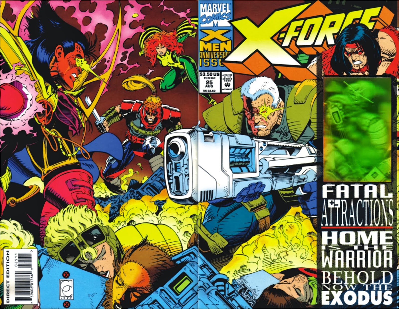 MARVELEANDO CON LOS HUEVONAZOS: X-Force 25 "Fatal Attraction" (Marvel ...