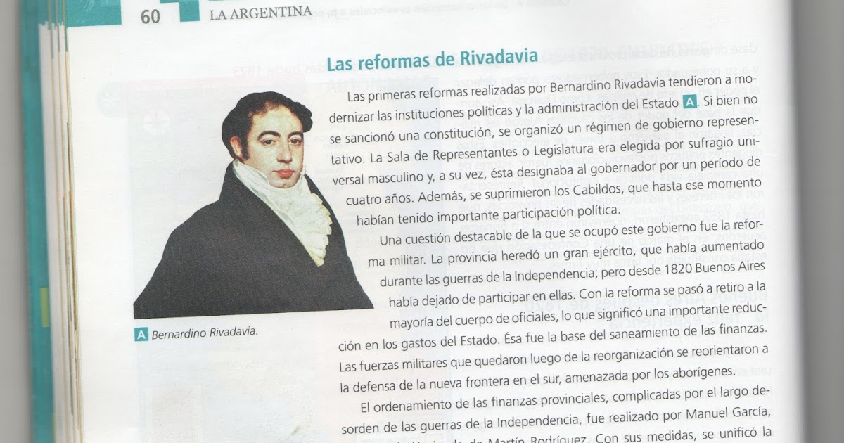 Material de Historia: Las reformas de Rivadavia