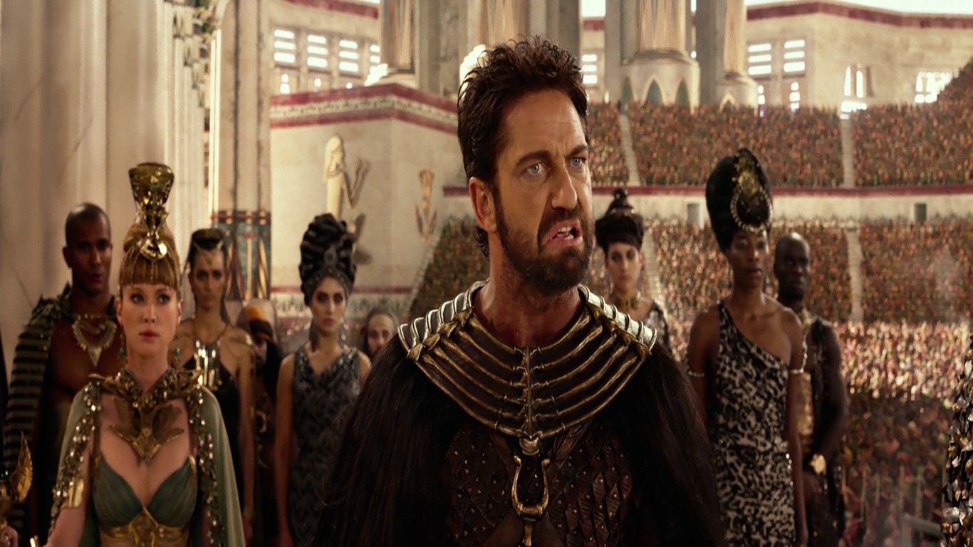 Cool movie screenshots: Gerard Butler as Set in Gods of Egypt 2016