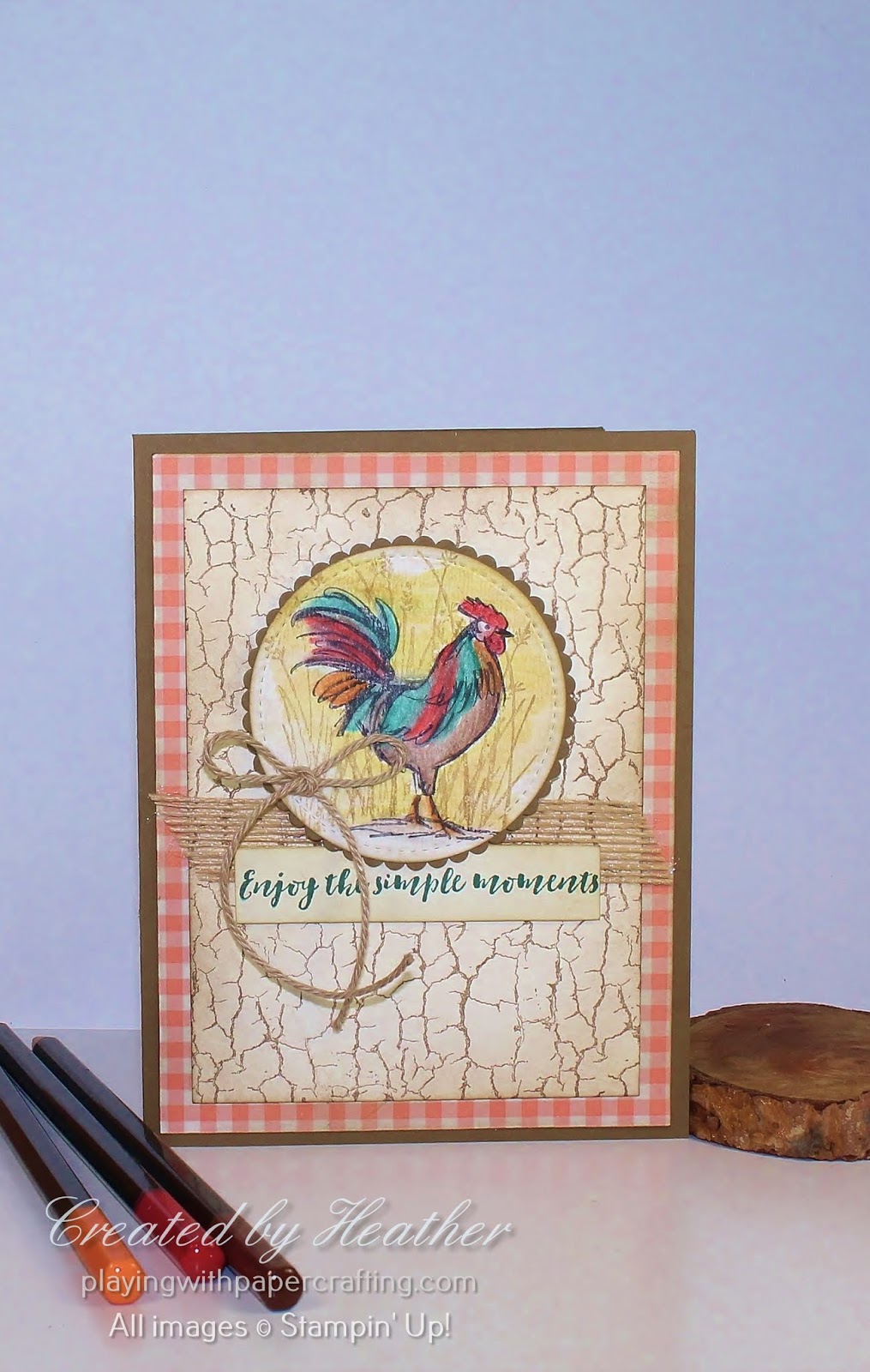 Playing with Papercrafting: Home to Roost for The Paper Players