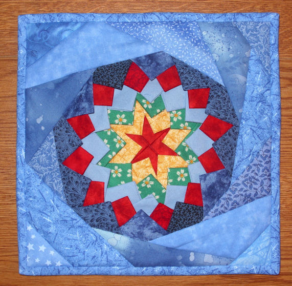 Elizabeth's Quilt Projects: Pine Burr Trivet