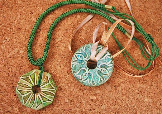 Kristie Foss Creations: Polymer "Pottery": Faux Ceramic - Technique 1