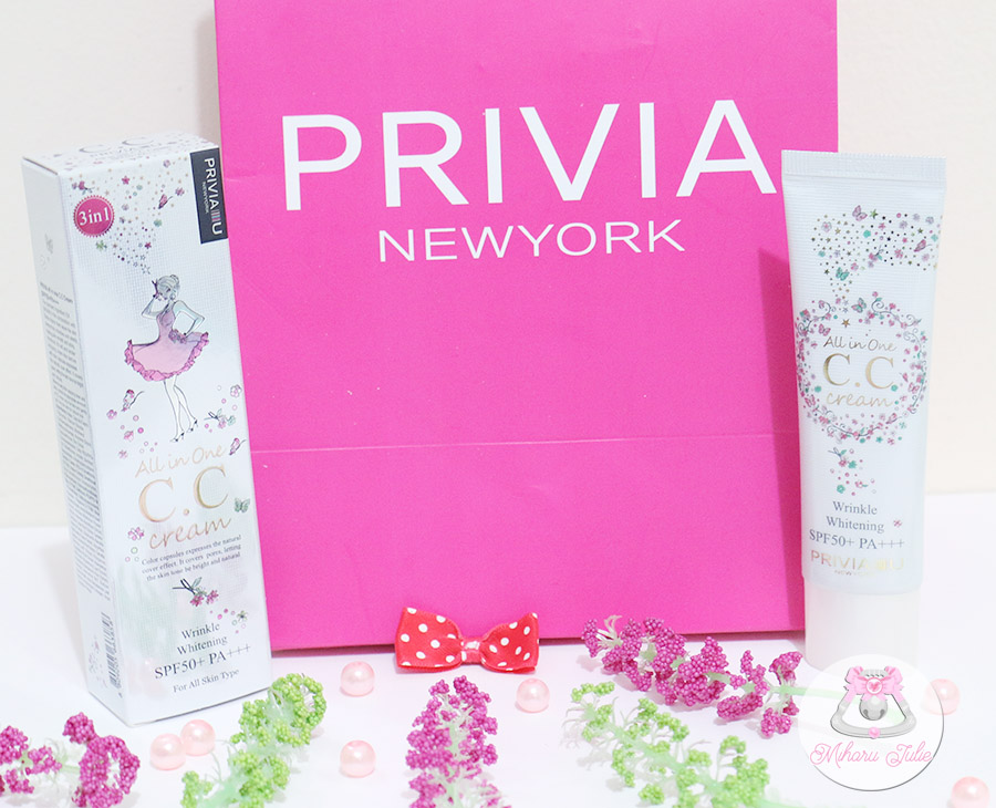 PRIVIA U All In One CC Cream Review indonesia beauty and travel blogger ...
