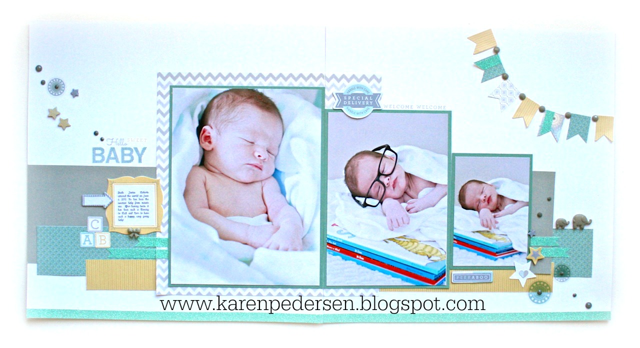 Karen Pedersen: Watercolor Baby Cards with Step By Step Instructions