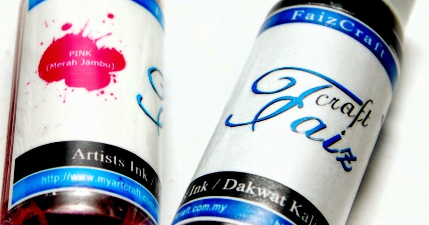 Faiz Craft Calligraphy: ALATAN PENULISAN KHAT : DAKWAT WARNA