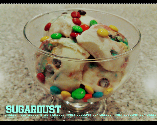 sugardust: M&Ms ice cream
