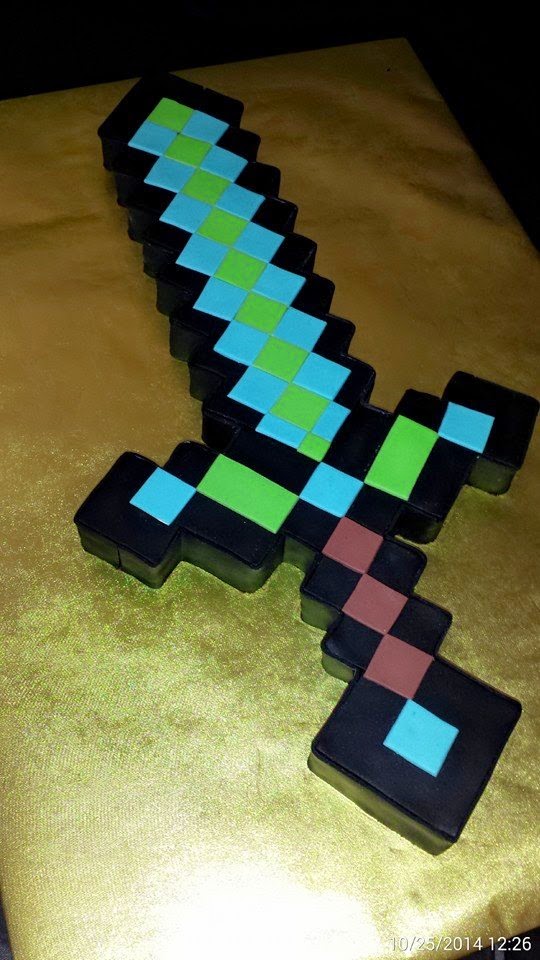 Cakes By Diana in Charlotte NC,: Minecraft sword cake