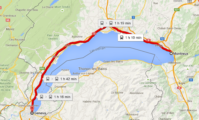 Bila budak kampung travel: Panoramic train Interlaken-Montreux-Geneva