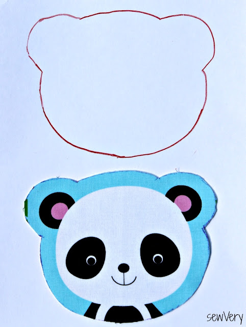 sewVery: Panda Face Zipper Pouch Purse Tutorial