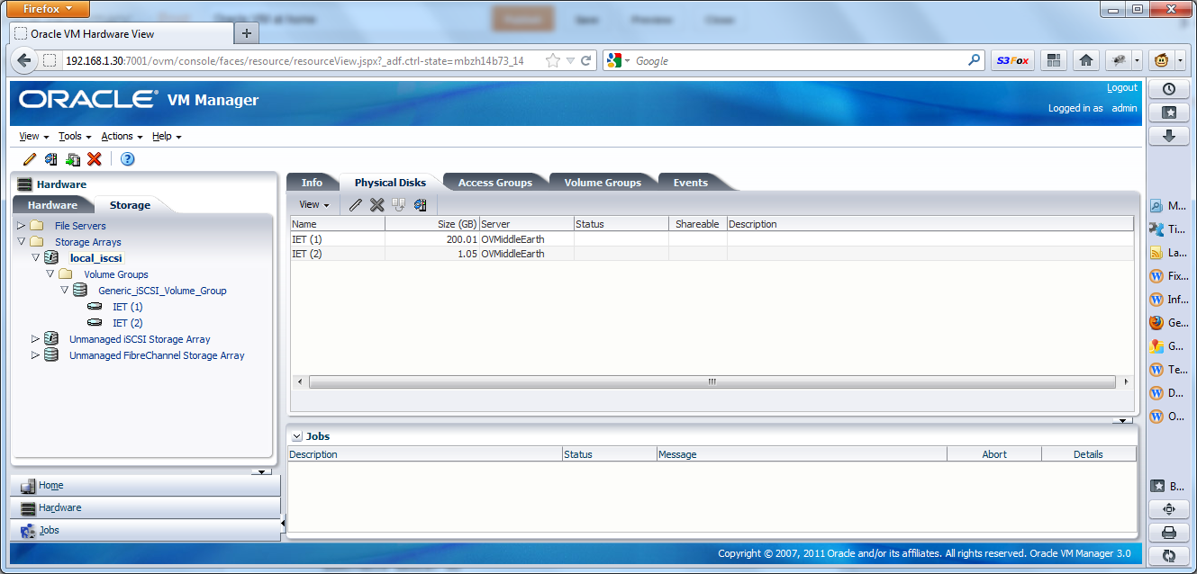 Oracle Performance and Backup Blog: Oracle VM at home