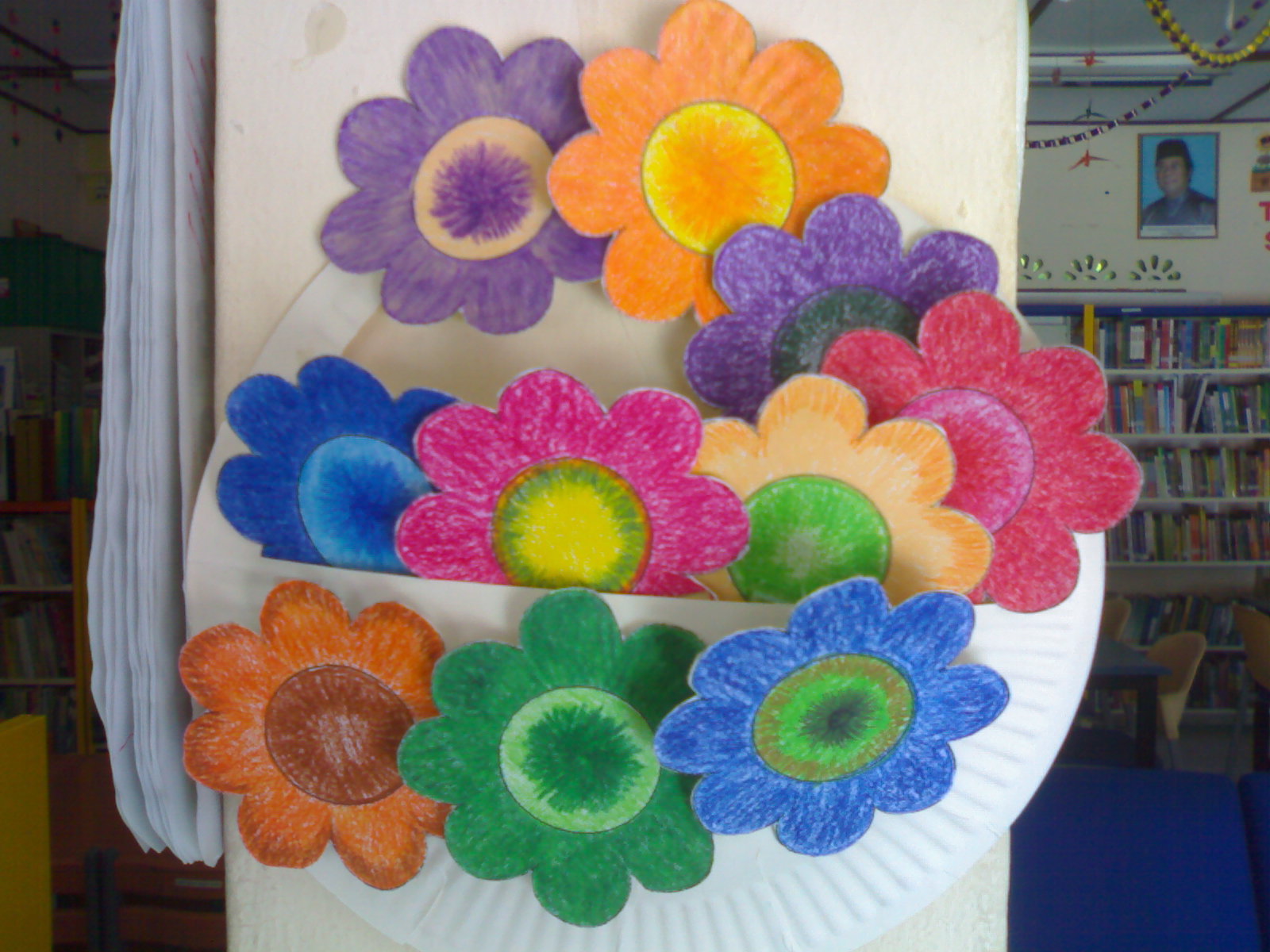 PerPusTaKaaN DeSa PaRiT 11 BaRaT (PNM): "Flower Paper Plate"