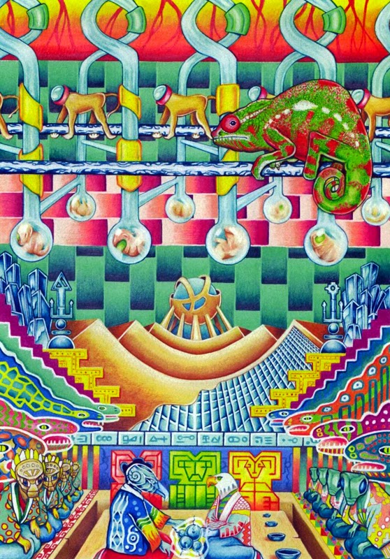 DMT Art : 40 Visionary Paintings Inspired by DMT