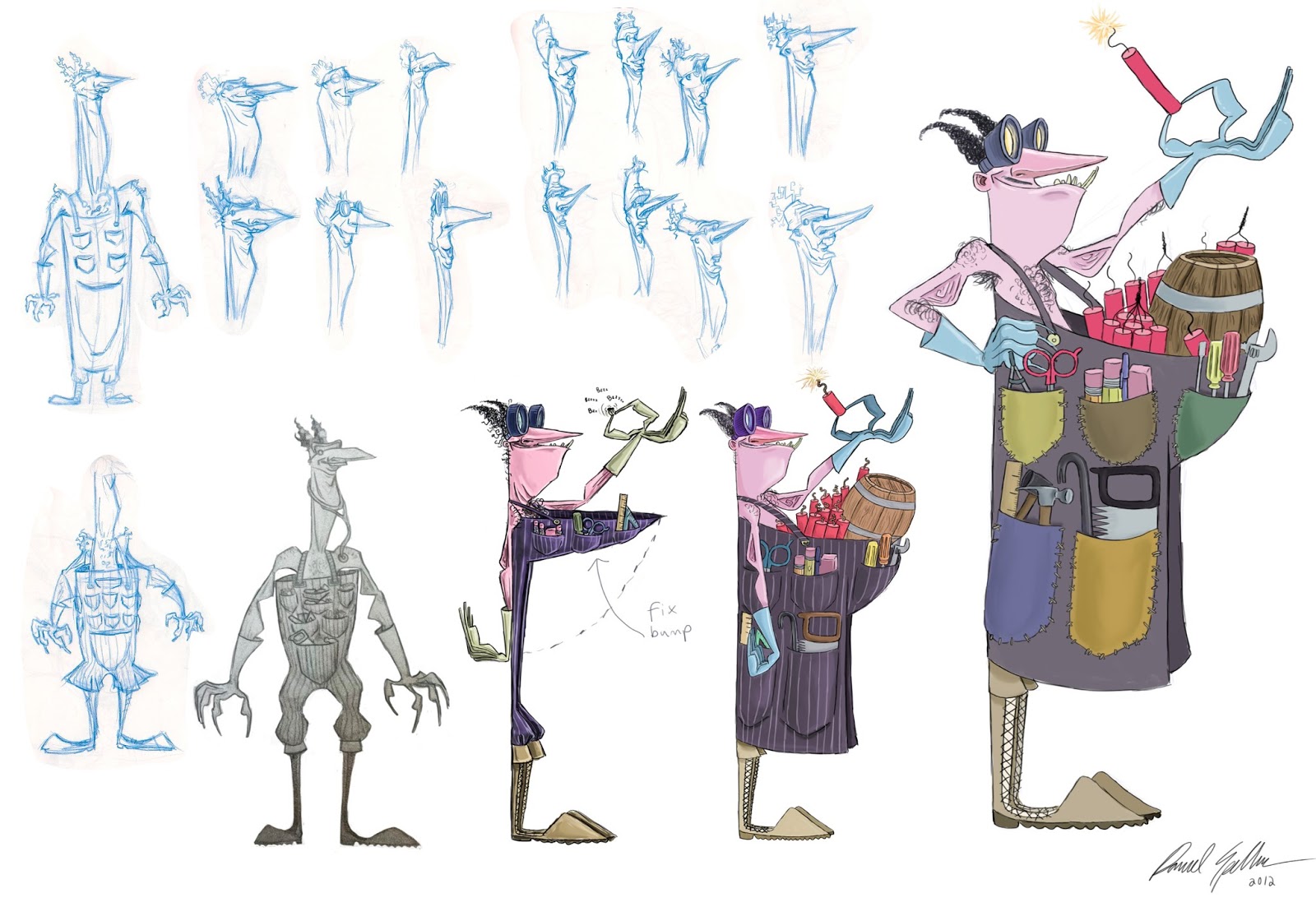 Daniel Spellman Art: Character Portfolio