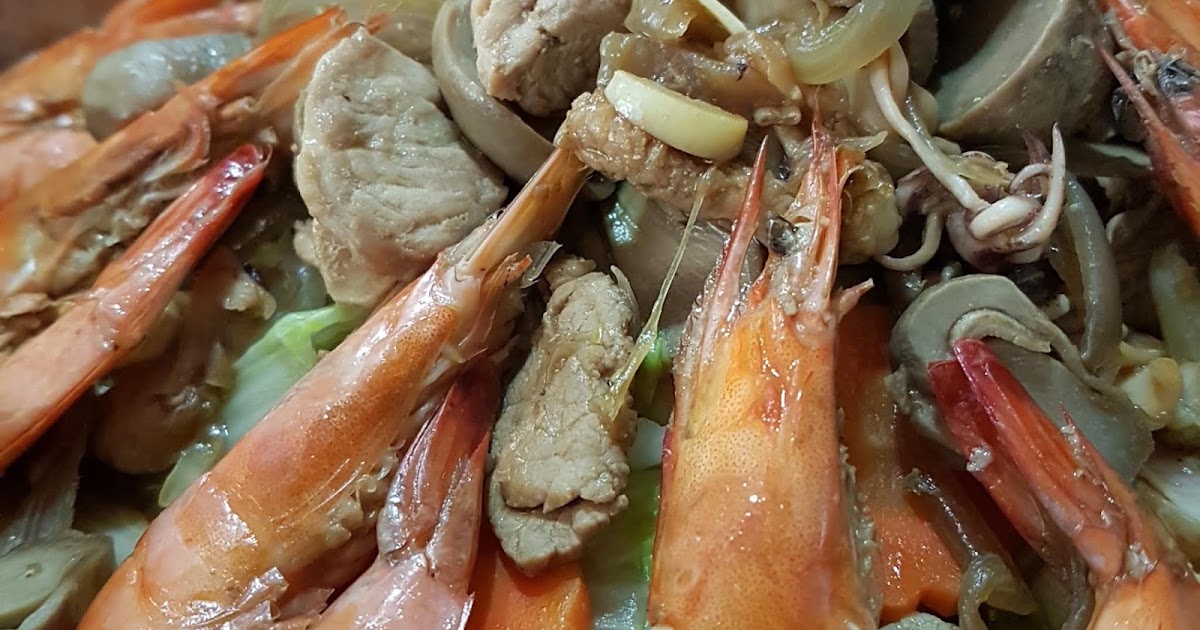 [Recipe] Seafood and meat Pansit Canton - It's all about food