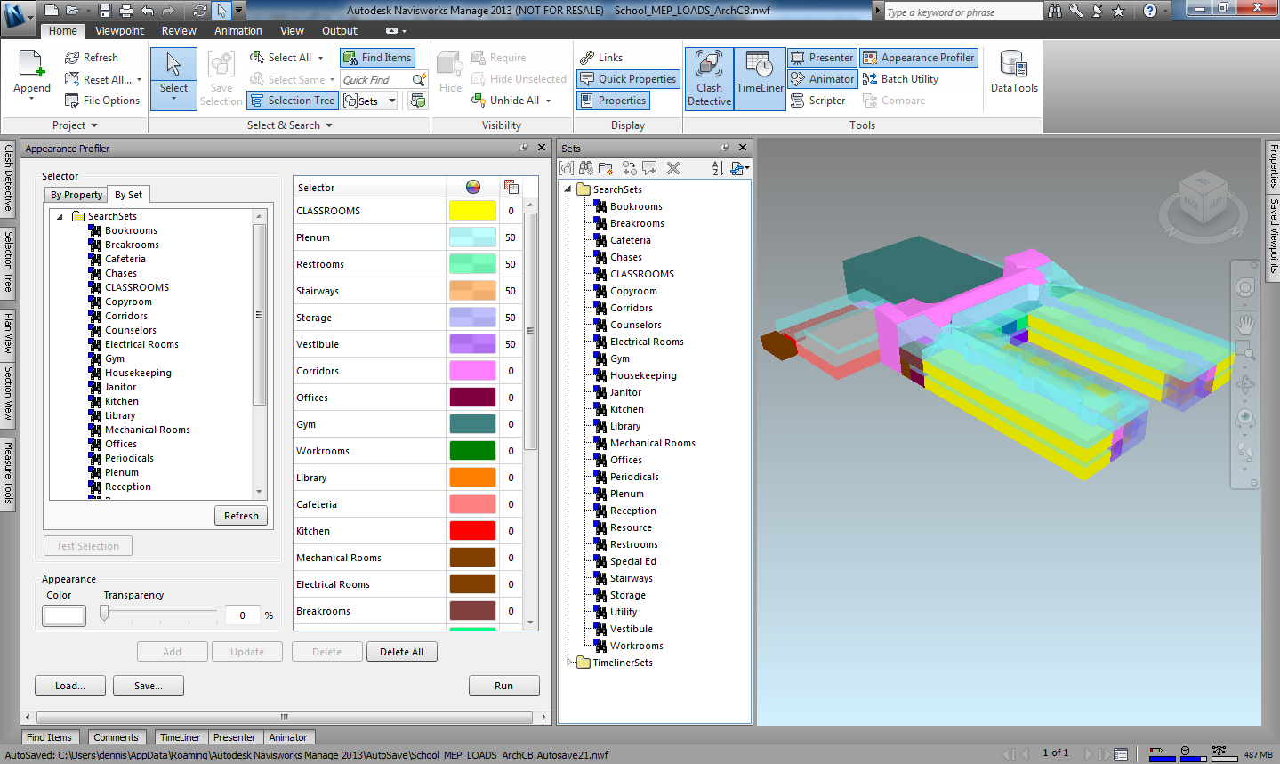 Applied Software Blog: Visualizing Revit MEP Spaces in 3D