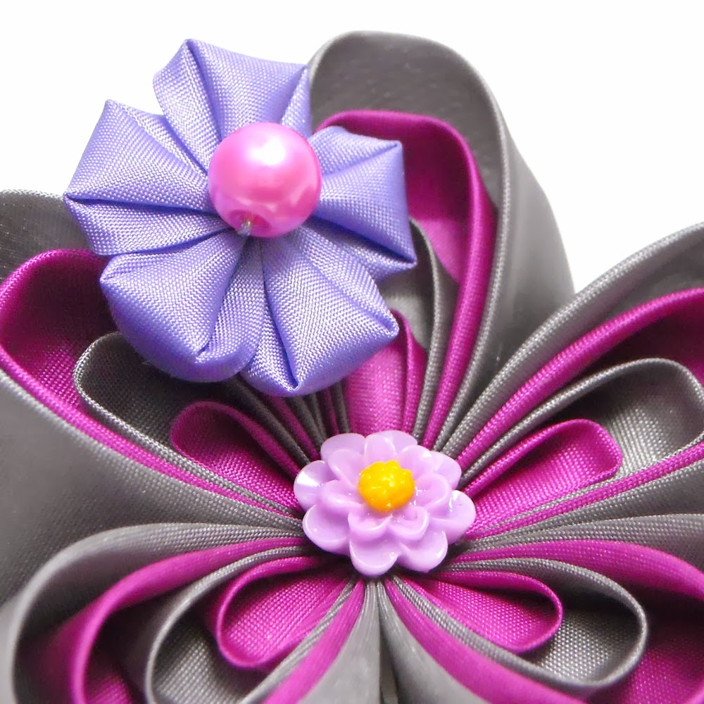Colourful Kanzashi Combinations! | Kitty Kanzashi