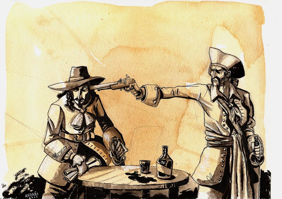 tibó y las mantis azules: El Capitán Morgan