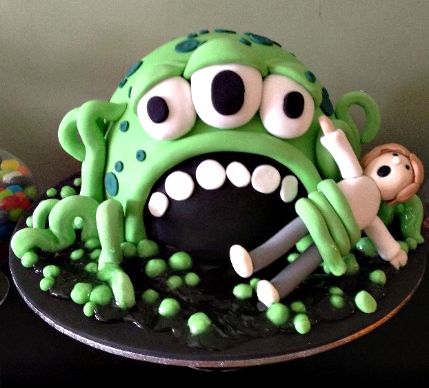 30 Monster Birthday Cakes Ideas