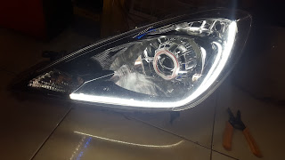 Custom Lampu Projie Aes Jazz Rs - Lampu Hid Mobil Murah