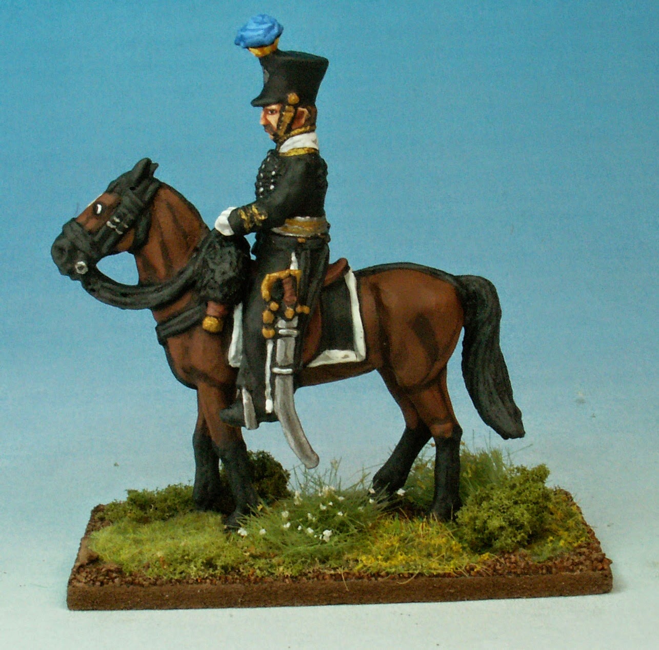 Over Open Sights: Perry Miniatures Brunswick Mounted Infantry Officers.