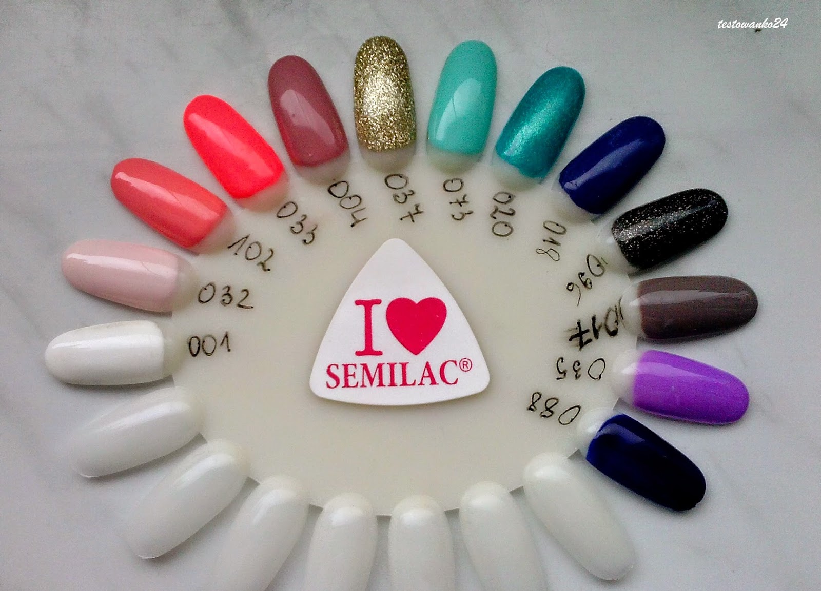 Zdobienia paznokci, testowanie, recenzje :): Moja mała kolekcja Semilac