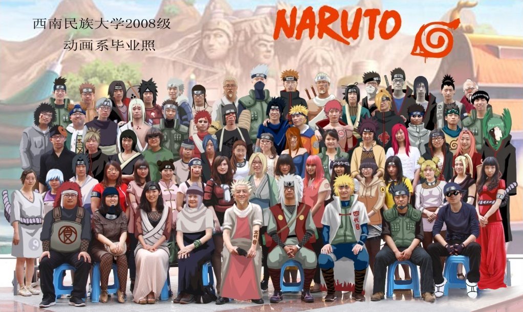 GG FIGURE NEWS: Naruto Group Photo - Photo Editing w/ College Class Photo