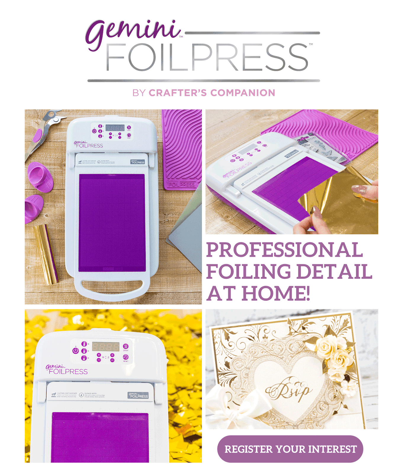 GorJessCardsnCrafts: Gemini FoilPress with sneek peek at my first project