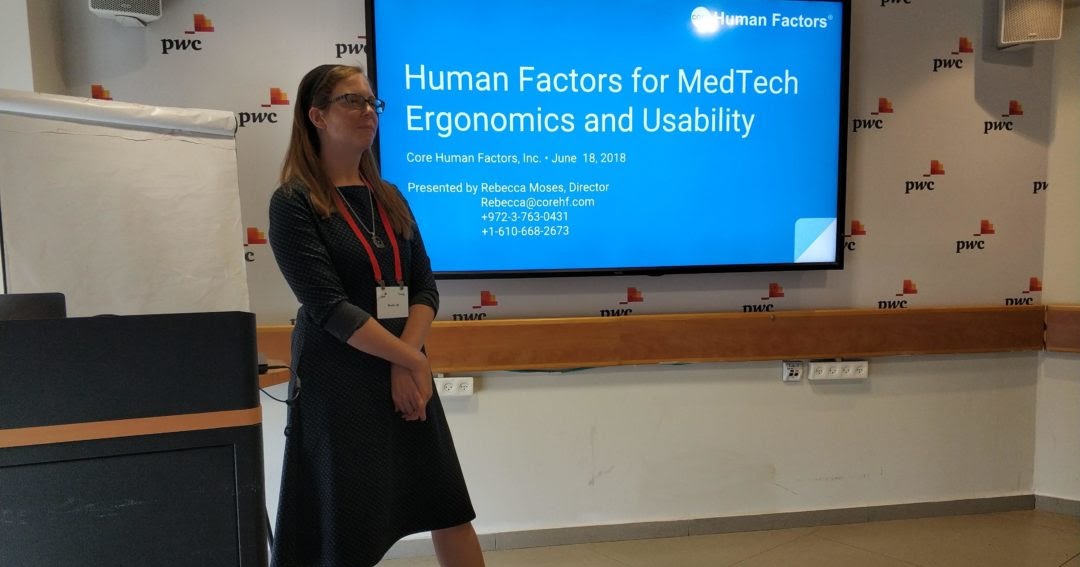 Core presents on preparing for Human Factors Validation testing, June 2018