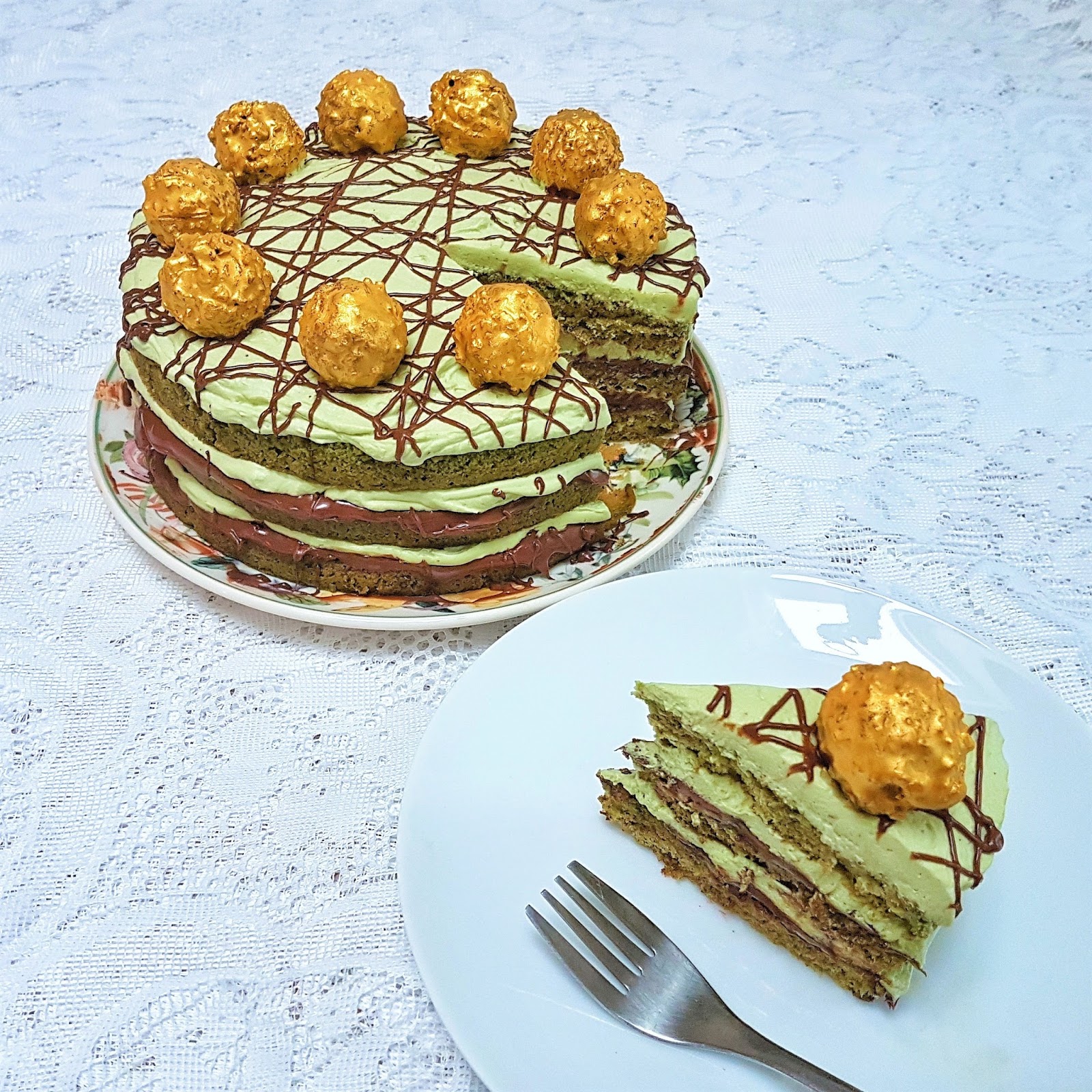 Nutella Matcha Cake – Recipe