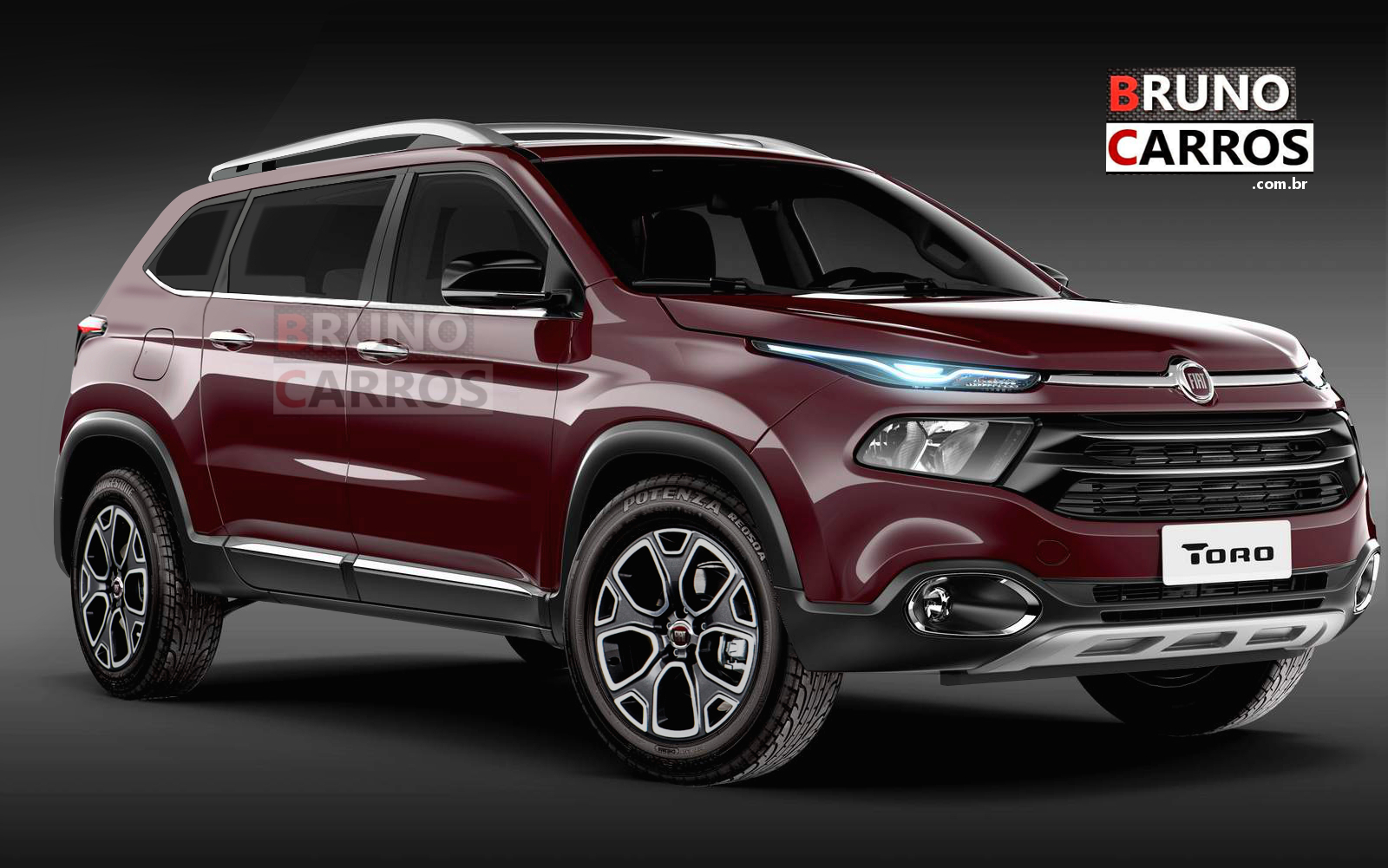 Render Fiat Toro Suv