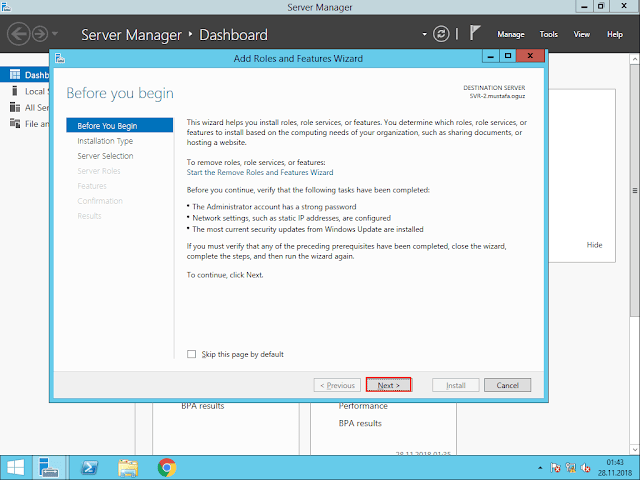 Windows Server - File Server Kurulumu - Mustafa Sabri OĞUZ