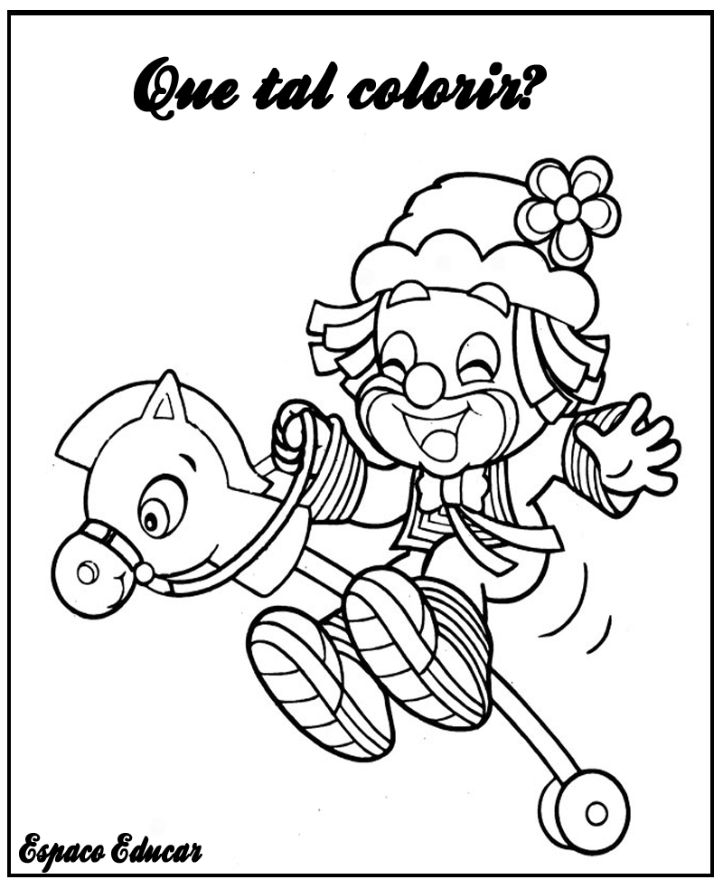 Atividades com desenhos lindos do Patati Patatá para colorir pintar ...
