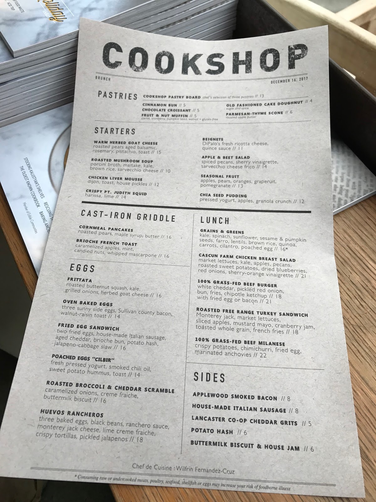 [NYC - Chelsea] Cookshop - Brunch