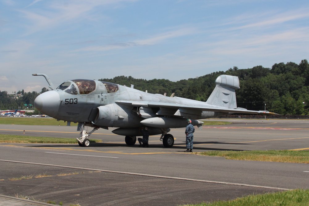 A Scale Canadian: EA-6B Delivered to the Museum of Flight