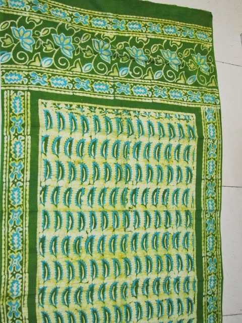 Kutchhi Hand Tie Dyed bandhani , shibori , clamp dyeing , block print ...