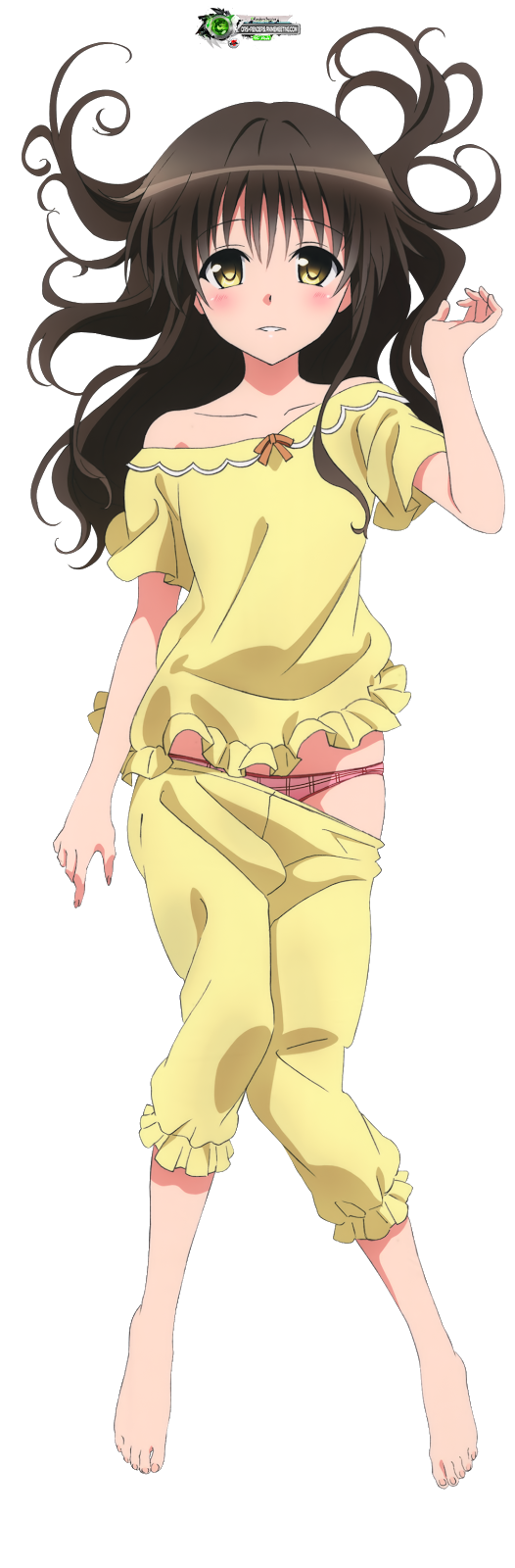 To Love Ru Darknessyuuki Mikan Cute Pajama Daki Hd Render Ors Anime Renders