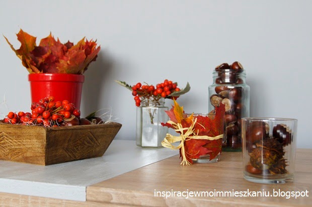 inspiracje w moim mieszkaniu: Moje jesienne dekoracje. DIY jesienne