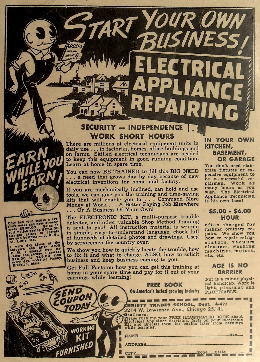 ART SKOOL DAMAGE : Christian Montone: Vintage Comic Book Ads: 1958 - 1971