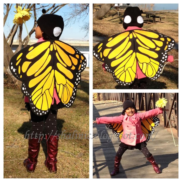 Here and Now: Monarch butterfly costume - DIY