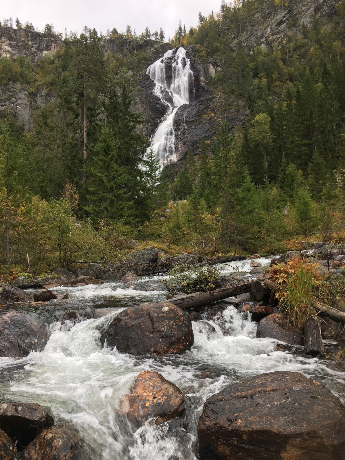 Marits turblogg: Gloppefossen, 300 meter fall i Setesdal