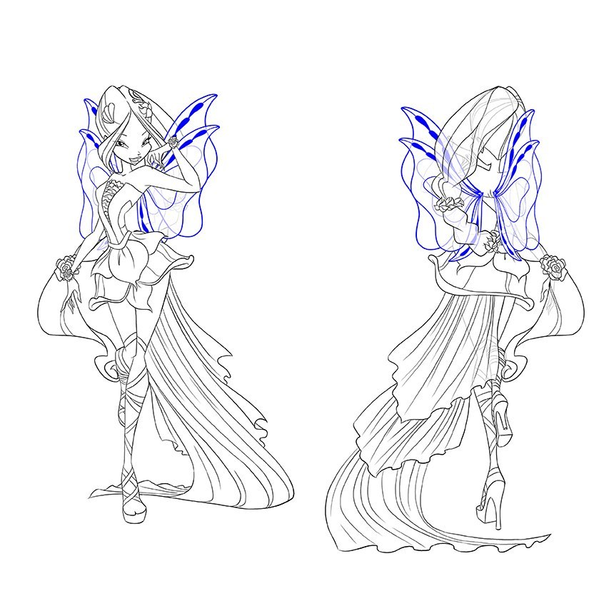 ¡Bocetos Winx Club Harmonix nuevas poses! - Winx Club All