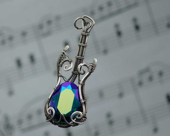 Musical Instrument Inspired Wire Wrapped Pendants and Tutorials by ...